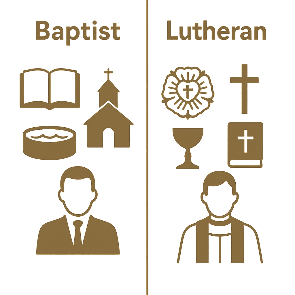 Baptist vs Lutheran – Beliefs, Differences, and Comparison Chart