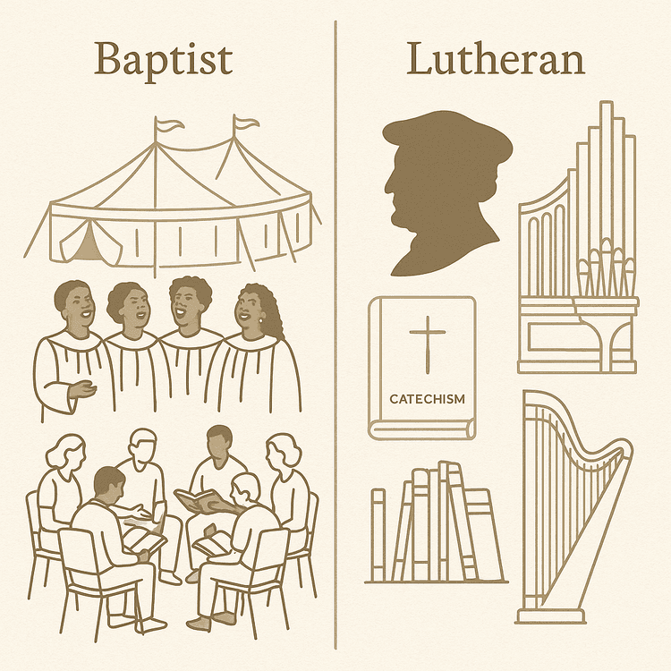 Baptist vs Lutheran – Beliefs, Differences, and Comparison Chart