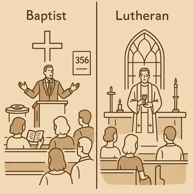 Baptist vs Lutheran – Beliefs, Differences, and Comparison Chart