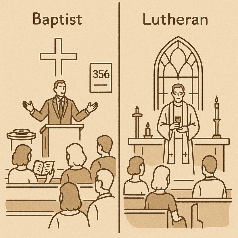 Baptist vs Lutheran – Beliefs, Differences, and Comparison Chart