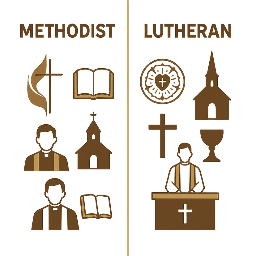 Methodist vs Lutheran – Beliefs, Differences, and Comparison Chart