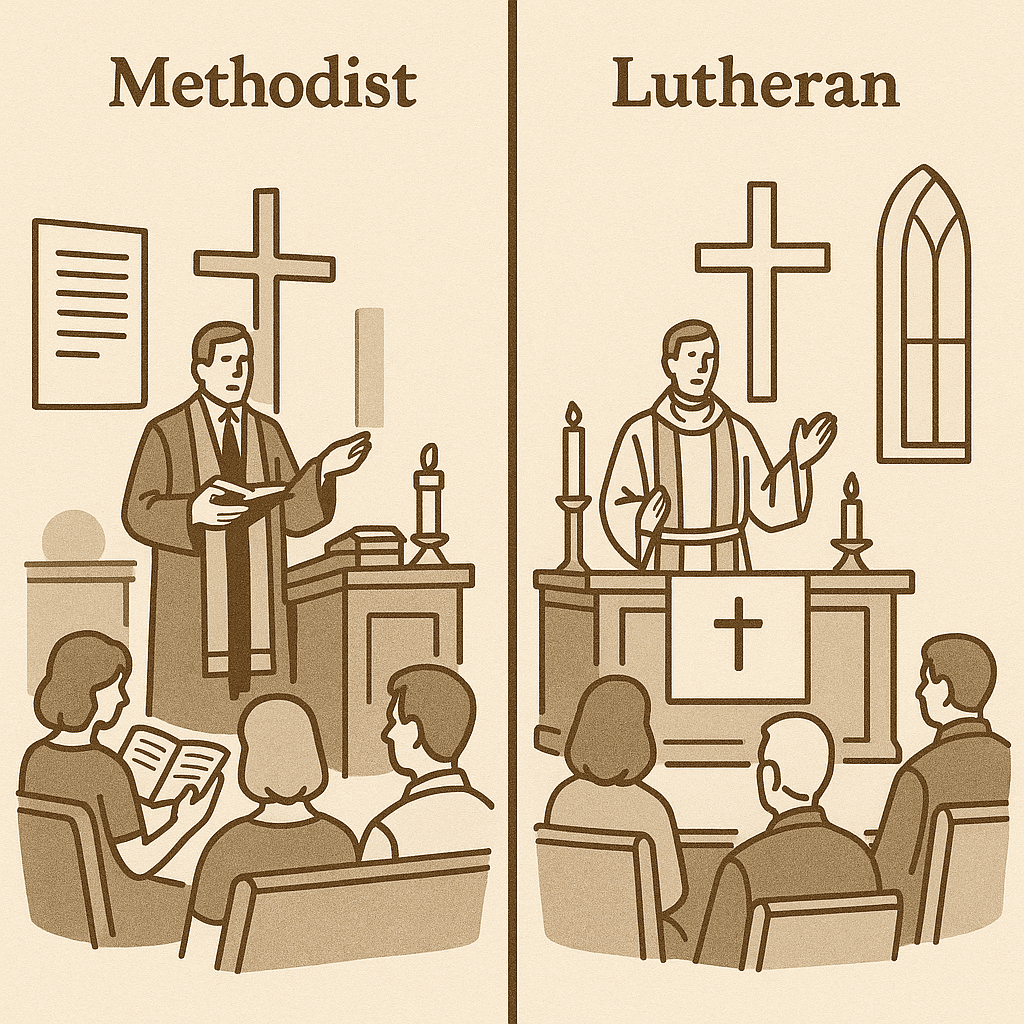 Methodist vs Lutheran – Beliefs, Differences, and Comparison Chart