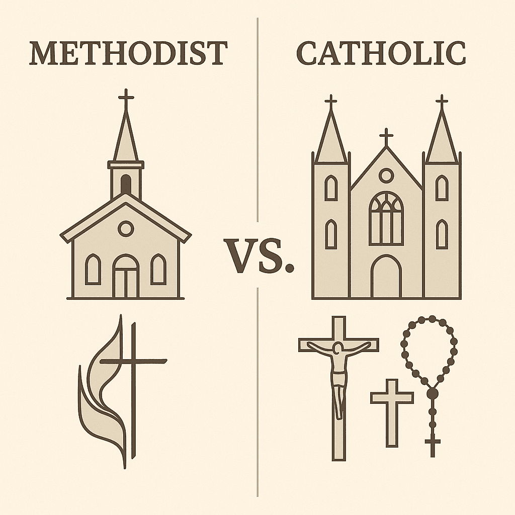 Methodist vs Catholic – Beliefs, Differences, and Comparison Chart