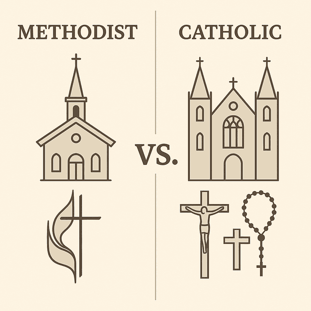 Methodist vs Catholic – Beliefs, Differences, and Comparison Chart