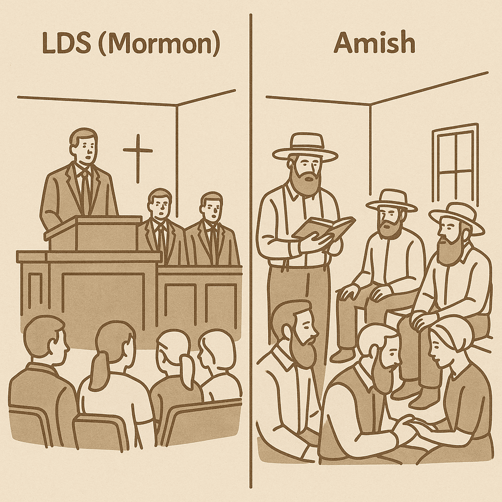 Mormon vs Amish – Differences, Beliefs, and Comparison Chart